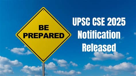 Upsc Cse 2025 Notification Download Prelims Exam Details Now
