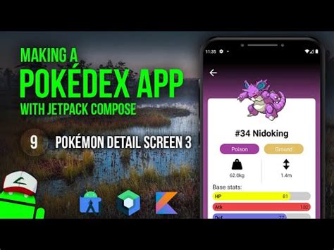 Pokémon Detail Screen 3 MVVM Pokédex App With Jetpack Compose Part 9