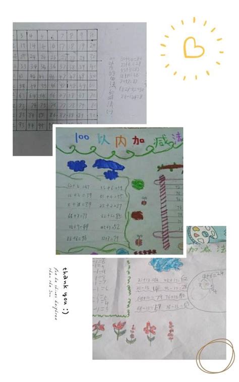 以内加减法手抄报 手抄报简单又漂亮 普车都