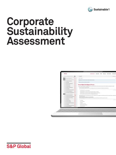 Csa Corporatesustainabilityassessment Factsheet Pdf Economies