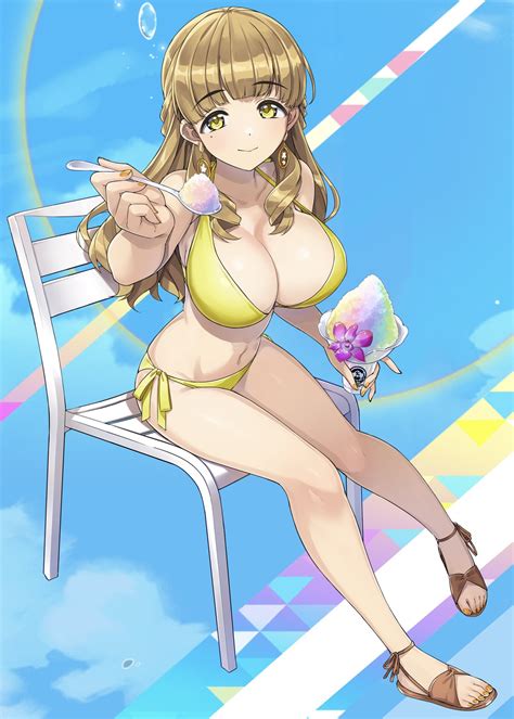Rule 34 1girls Ayato Utae Big Breasts Bikini Blonde Hair Breasts
