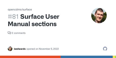Surface User Manual Sections Issue Opencdms Surface Github