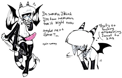 Rule 34 Ambiguous Gender Anthro Bat Btascandalist Bat Wings Blush