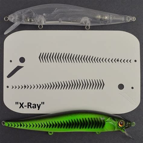 3202 Jerkbait Lure Pattern Stencils