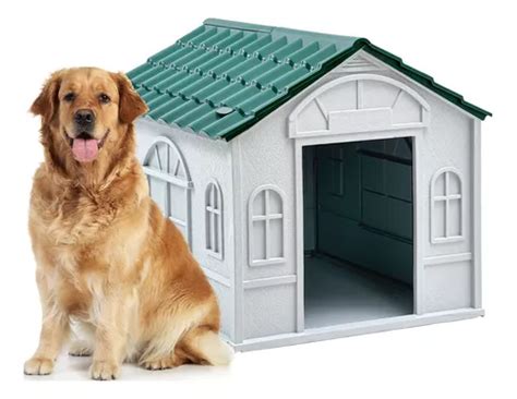 Casas Para Perros Grandes De Plastico Termica 98x84x82 Cm Meses Sin