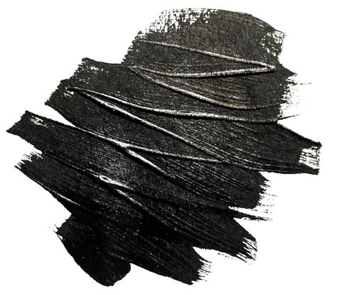 Trazo De Pincel Negro Cortado 11016463 Png