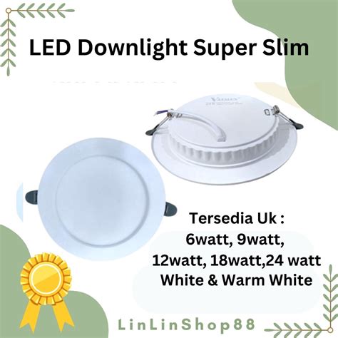 Jual Lampu Downlight Led Inbow Downlight Panel Led Inbow Bulat Shopee Indonesia