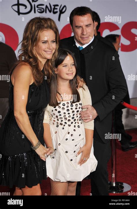 Daughter Ella Bleu Travolta And Husband John Travolta Hi Res Stock