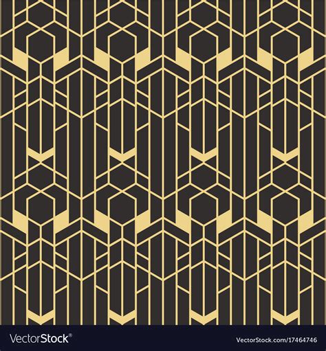 Abstract Art Deco Seamless Pattern Royalty Free Vector Image