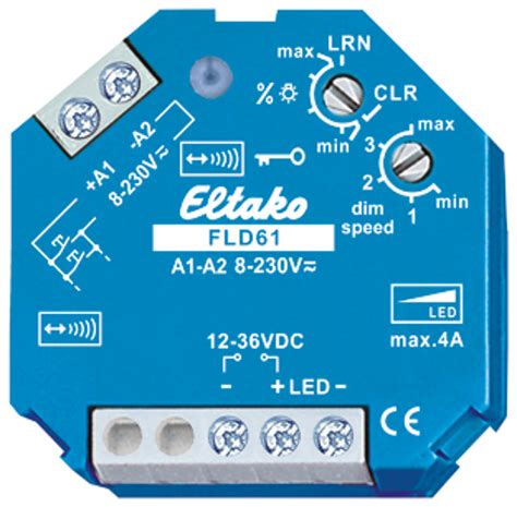 EB Funkaktor PWM LED Dimmschalter FLD61 1 Kanal Demelectric AG