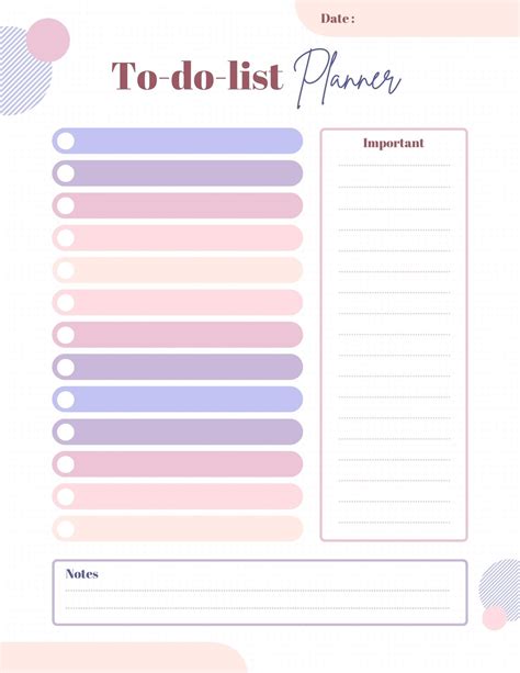 Free Printable To Do Charts Free Printable Hub