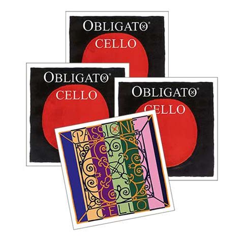 Passioneobligato Cello String Set By Pirastro Cello Strings Paganino