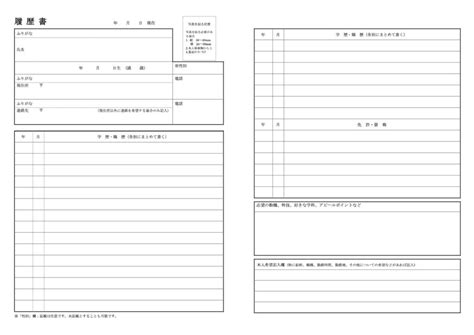 おすすめの履歴書テンプレート【無料ダウンロード】｜書き方のコツも解説！｜らくらく履歴書