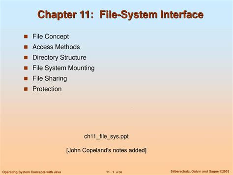 chapter 11 file system interface ppt video online download