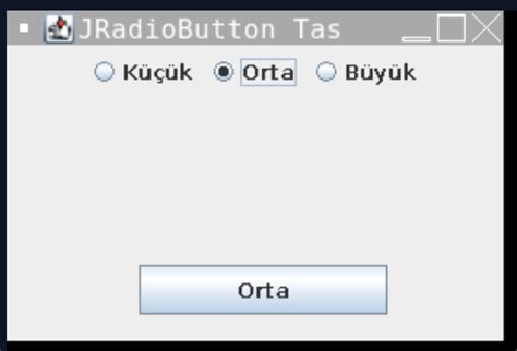 Java Itemlistener Ile Jradiobutton Kullanımı Tasarım Kodlama