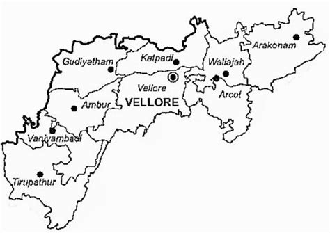 Explore Vellore Districts Towns And Villages