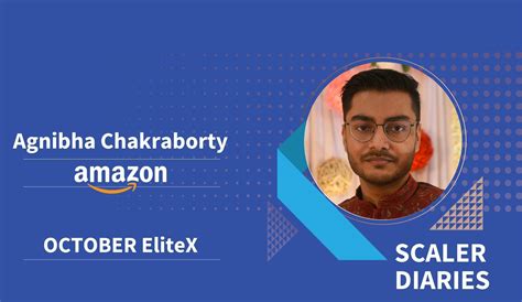 Scaler Diaries Agnibha Chakrabortys Journey To Amazon