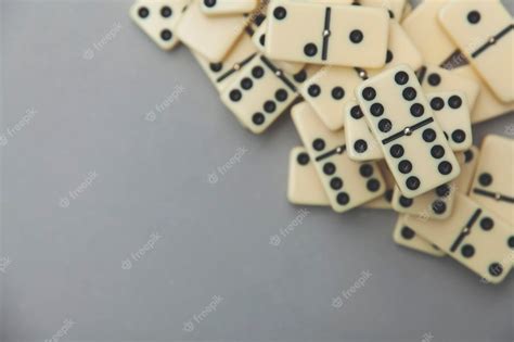 Premium Photo Domino Background Business Strategy Concept