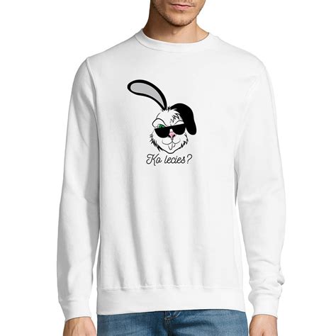 Kretīniskais Trusis Unisex Dzemperis Tava Druka