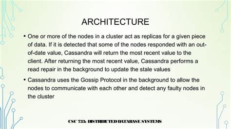Cassandra A Distributed Database System Ppt