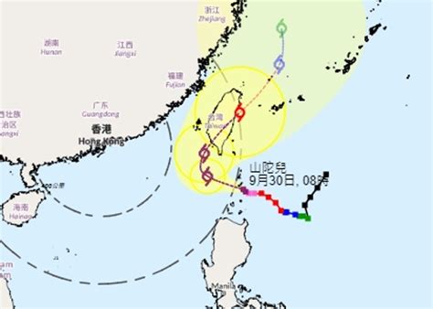 山陀兒闖港800公里範圍 東北季風將至 周三周四風勢頗大