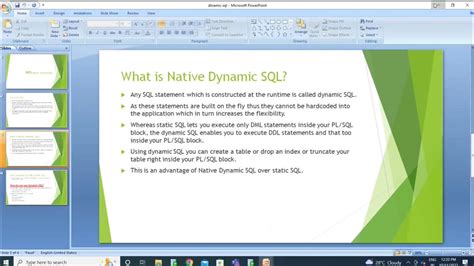 Static Sql And Dynamic Sql In Plsql Interview Qanda Youtube