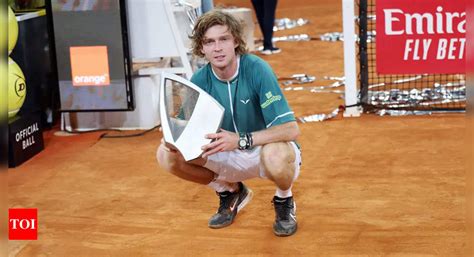Andrey Rublev Downs Felix Auger Aliassime To Win Madrid Open Title