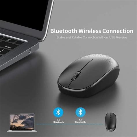 Generic Wireless Bluetooth Mouse Receiver For Laptop Pc Mac Ipados