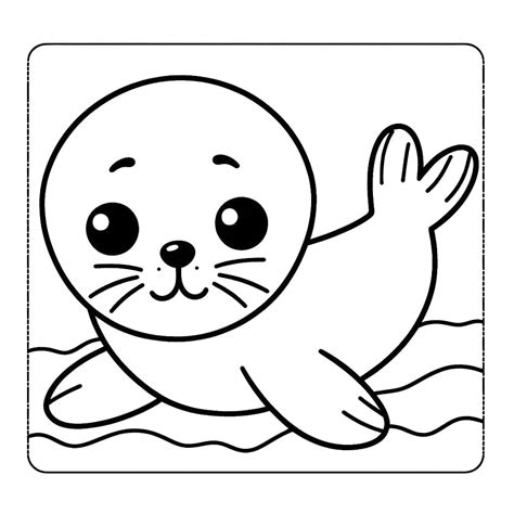 Desenhos De Foca Para Colorir Pintar E Imprimir Colorir Info