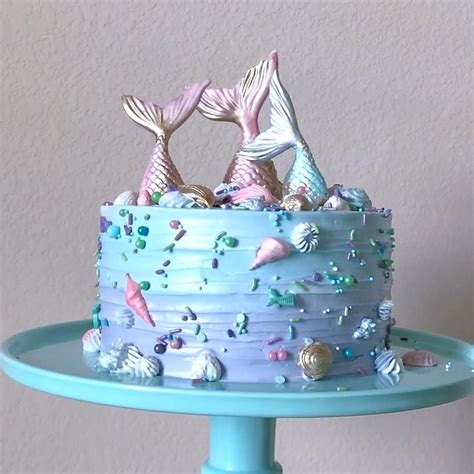 18 Mermaid Tail Fondant Cake Topper Edible Girl Birthday Etsy Artofit