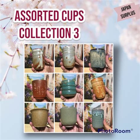 Assorted Designs 3 Stoneware And Ceramic Tea Cups And Bowls