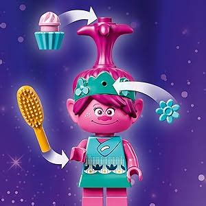LEGO Trolls World Tour Poppy’s Pod 41251 Trolls Playhouse Building Kit ...