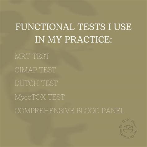 Womens Health Fertility Nutritionist 🌱 On Instagram Functional Tests I Use In My Practice 👉
