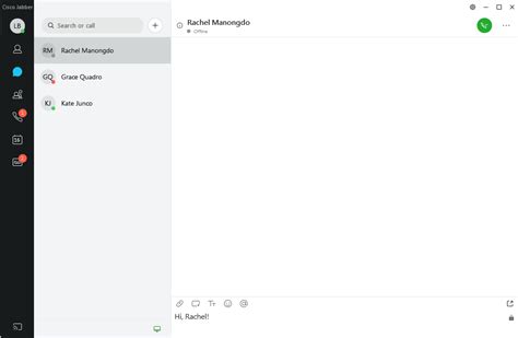 Using Jabber Chat With Windows University It