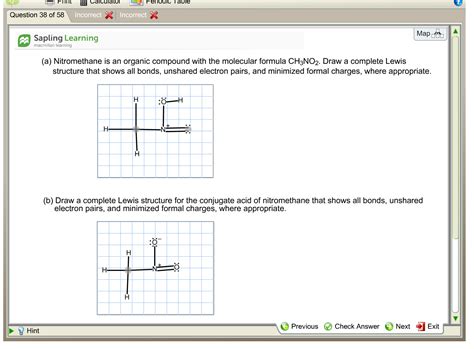 Solved Nitromethane Is An Organic Compound With The Molec Chegg
