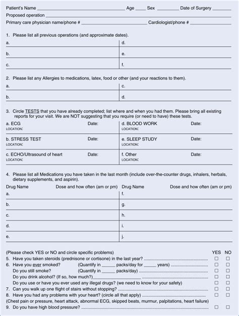 Preoperative Evaluations Anesthesia Key