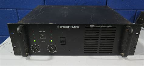 Crest Audio 8001 Professional Power Amplifier Oahu Auctions