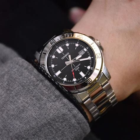 Casio卡西欧手表男剑鱼盖茨同款水鬼海洋之心非机械石英mtp Vd01 虎窝淘