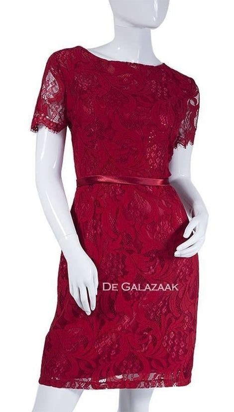 Cocktailjurk Bordeaux Rood 202202 Dé Galajurken Outlet