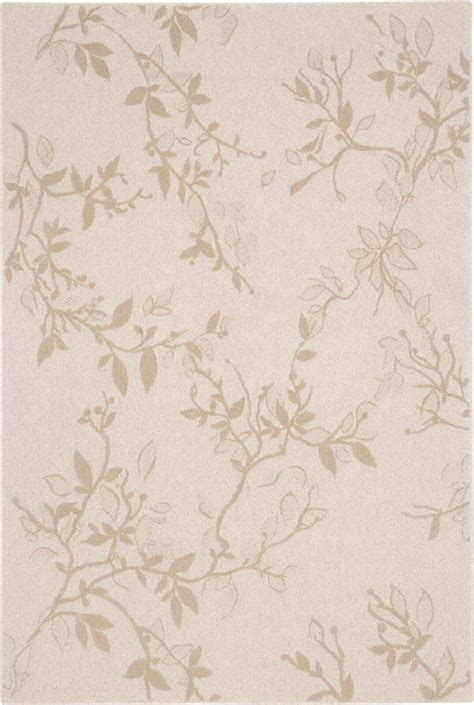 Dywan Wełniany Do Salonu Agnella Flors Jasny Beż Noble 200X300 Cm