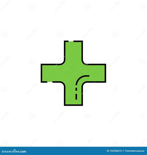 Plus Line Icon Stock Vector Illustration Of Math Vector 155290672