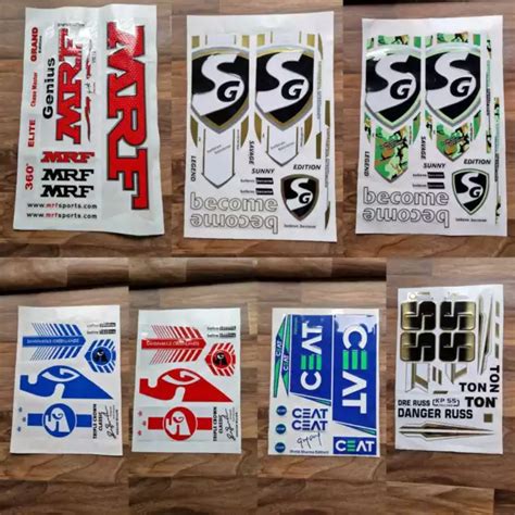 Cricket Bat Stickers Sale Clearance 3d Mrf Sg Ceat Ss Virat