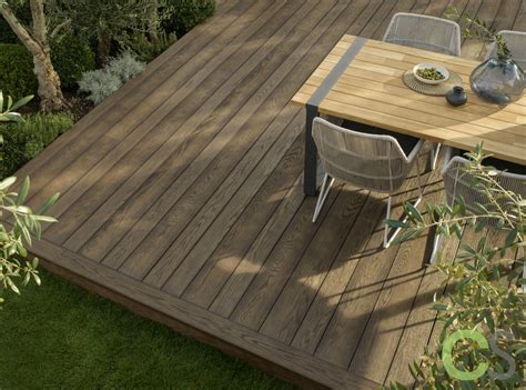 Millboard Enhanced Grain Sb Antique Oak Decking Board 126 X 32 X 3600mm