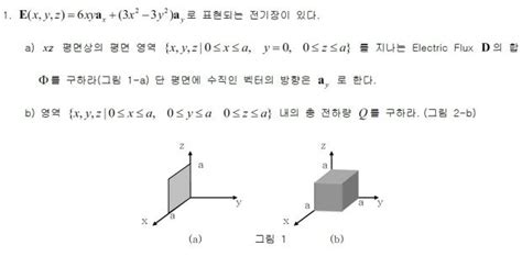 전자기학 문제 질문입니다 지식in