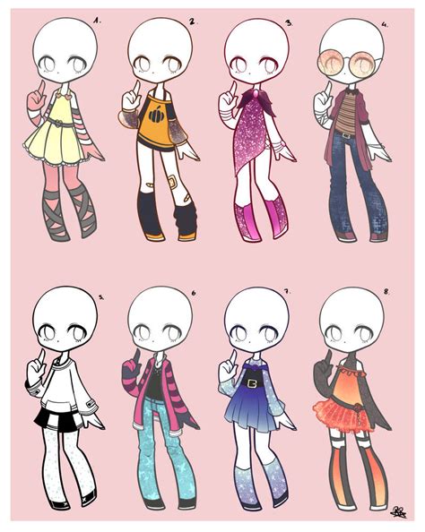 Closed Mini Outfit Adopt Batch By Raicy Outfit Adopts On Deviantart