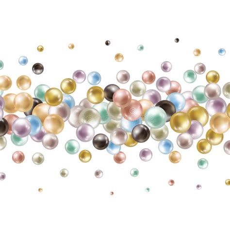 Background With Render 3d Color Balls Round Sphere Of Geometric