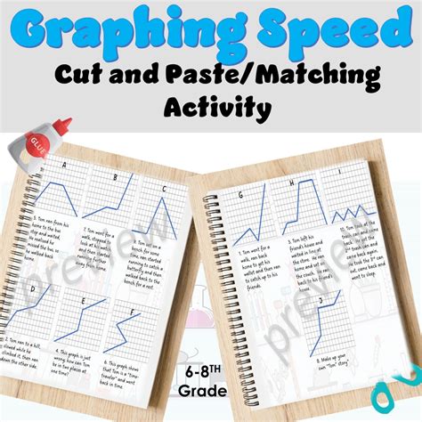 Graphing Speed Cut And Pastematching Activity Made By Teachers