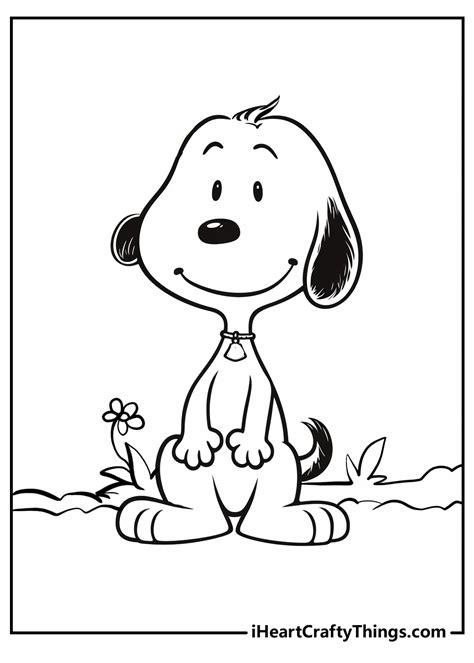 Peanuts And Snoopy Coloring Pages 34 Free Printables