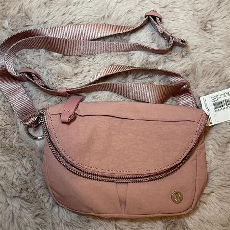 Dusty Pink Lululemon Crossbody With Multiple Depop
