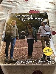 Amazon Loose Leaf Version For Exploring Psychology Myers David G Dewall